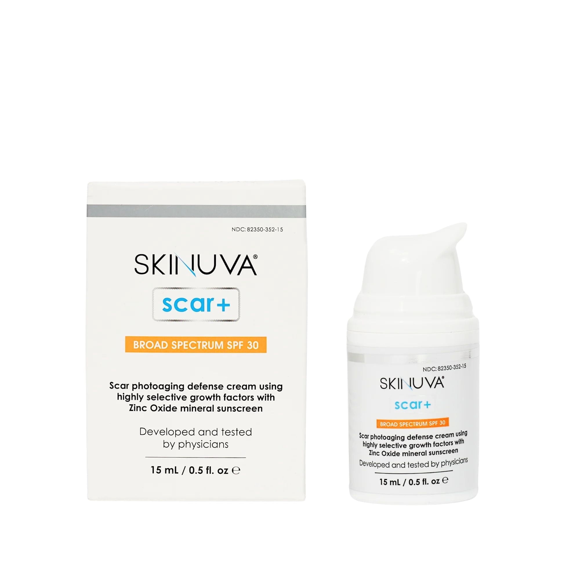 Skinuva® Next Generation Scar+ Cream - Advanced Scar+ SPF 30 Silicone ...