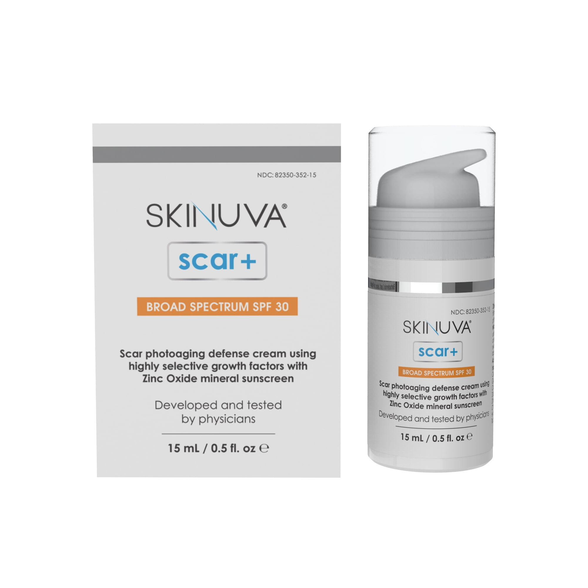 Skinuva® Next Generation Scar+ Cream - Advanced Scar+ SPF 30 Silicone ...