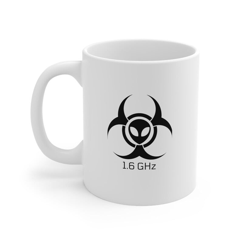 Skinwalker Ranch Mug Alien Biohazard SymB1Ol Coffee Mug - Walmart.com