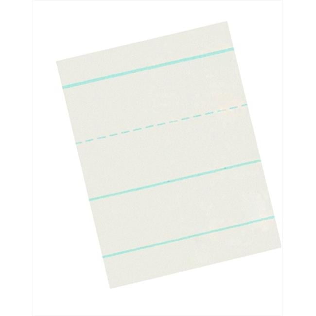 Skip A Line Long Way Skip-A-Line Picture Story Paper- White - Walmart.com