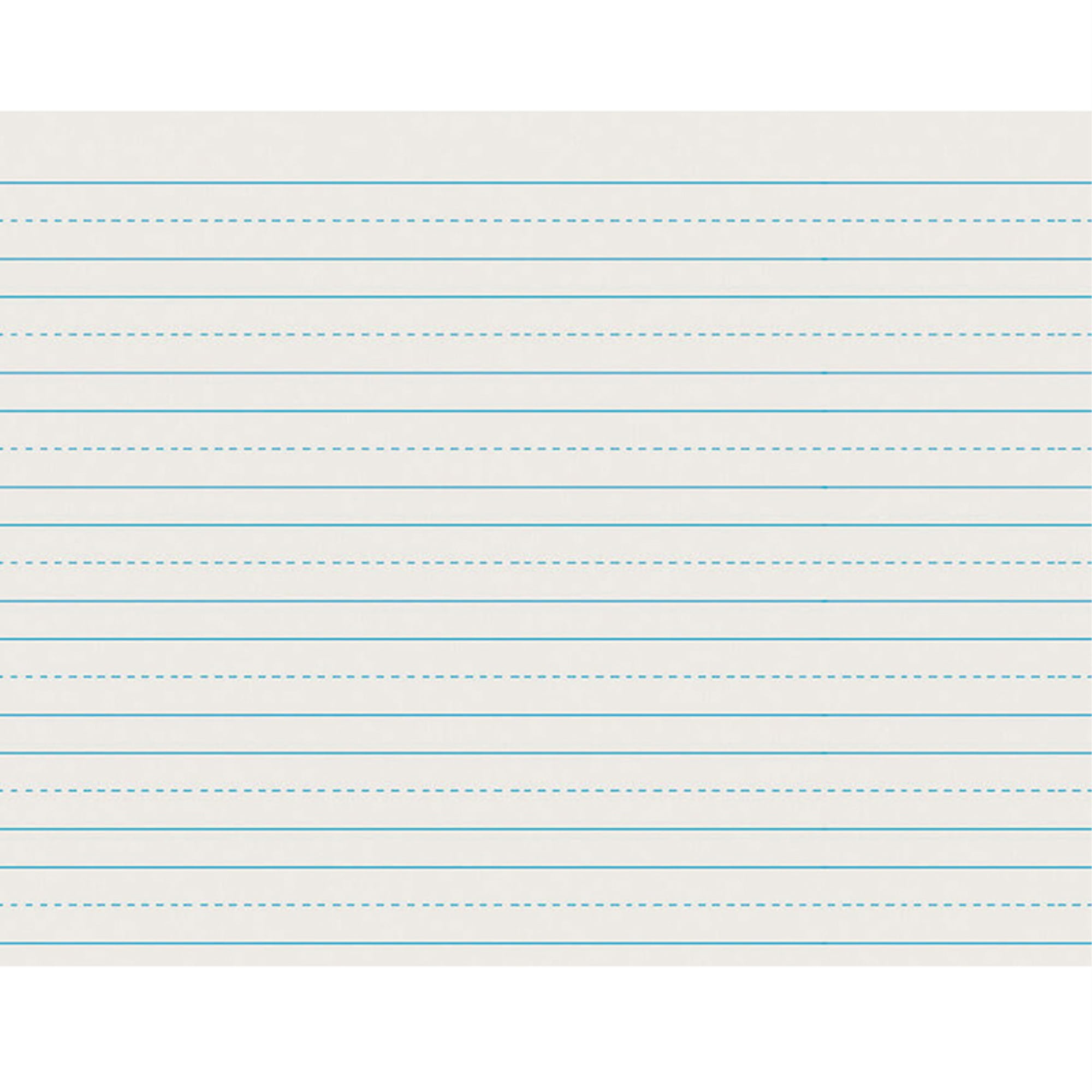 Skip-A-Line Ruled Newsprint Paper, 3/4" Two-Sided Long Rule, 8.5 X 11 ...