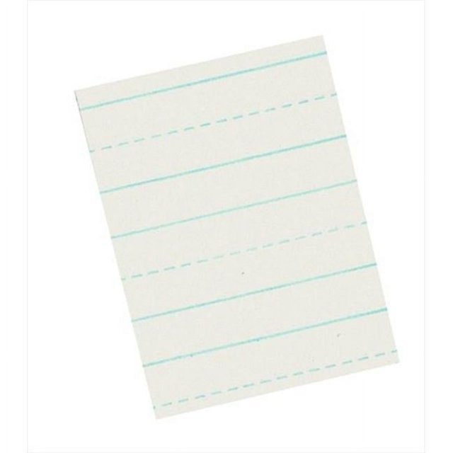 Skip A Line Writing Paper For Grade 3 & 4, White - Walmart.com