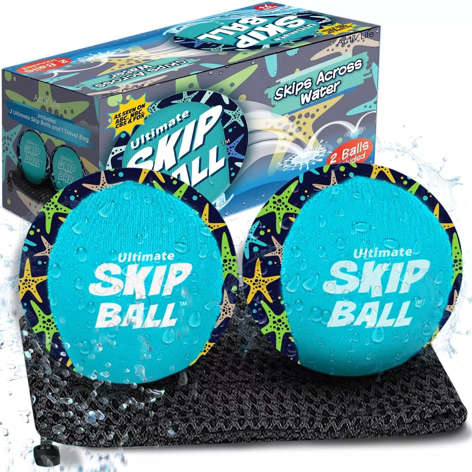Skip Ball -Starfish Blue - Walmart.com