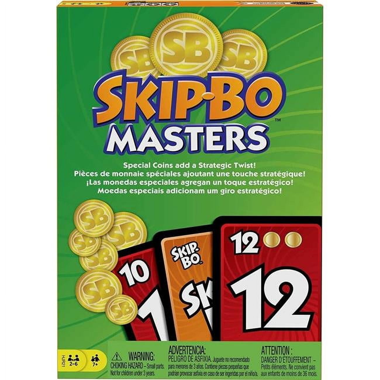 Skip Bo Masters Card Game - Walmart.com