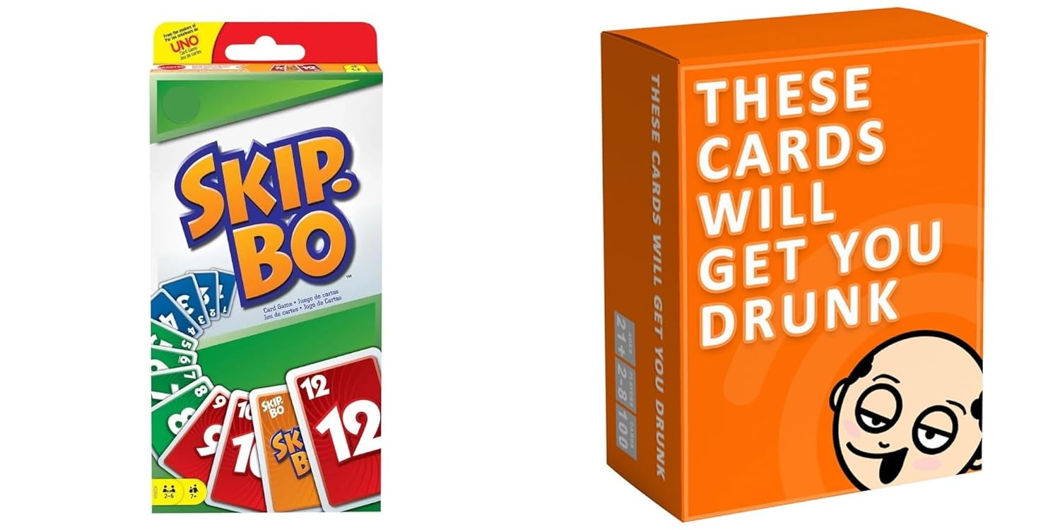 Skip Boo Get You Drunk Cards Games Combo - Walmart.com