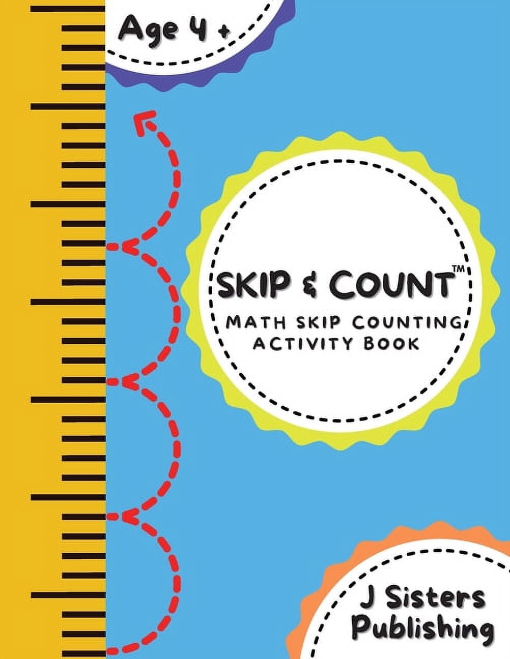Skip & Count Math Skip Counting Activity Book: Beginner Math Learning ...