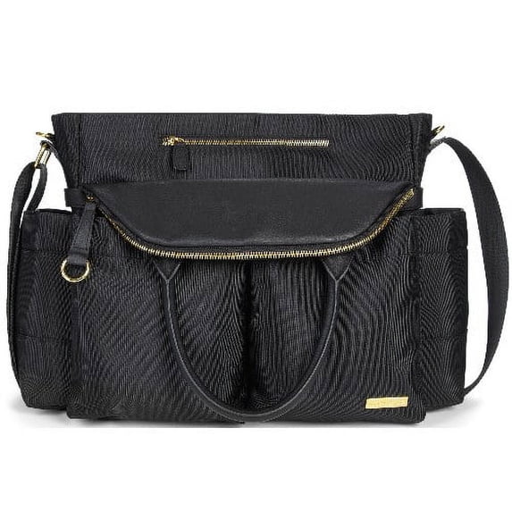 Skip Hop Chelsea Diaper Satchel Black - Walmart.com