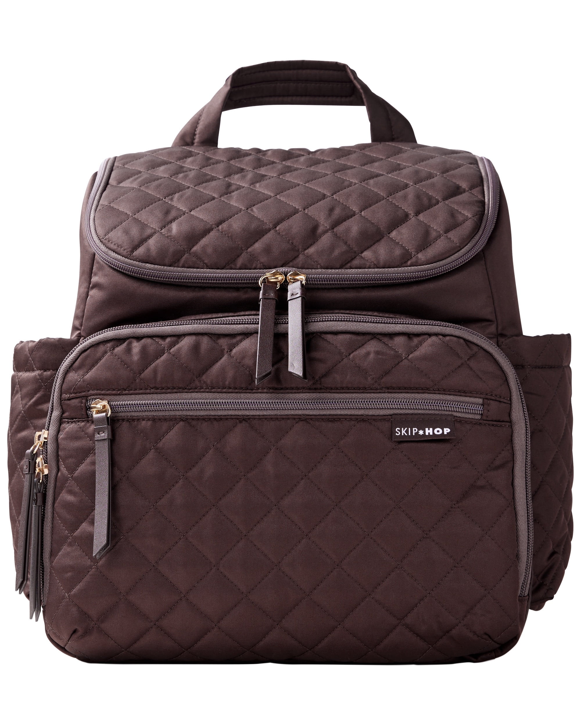Skip Hop Forma Diaper Backpack, Chocolate, Large, Includes Changing Pad ...