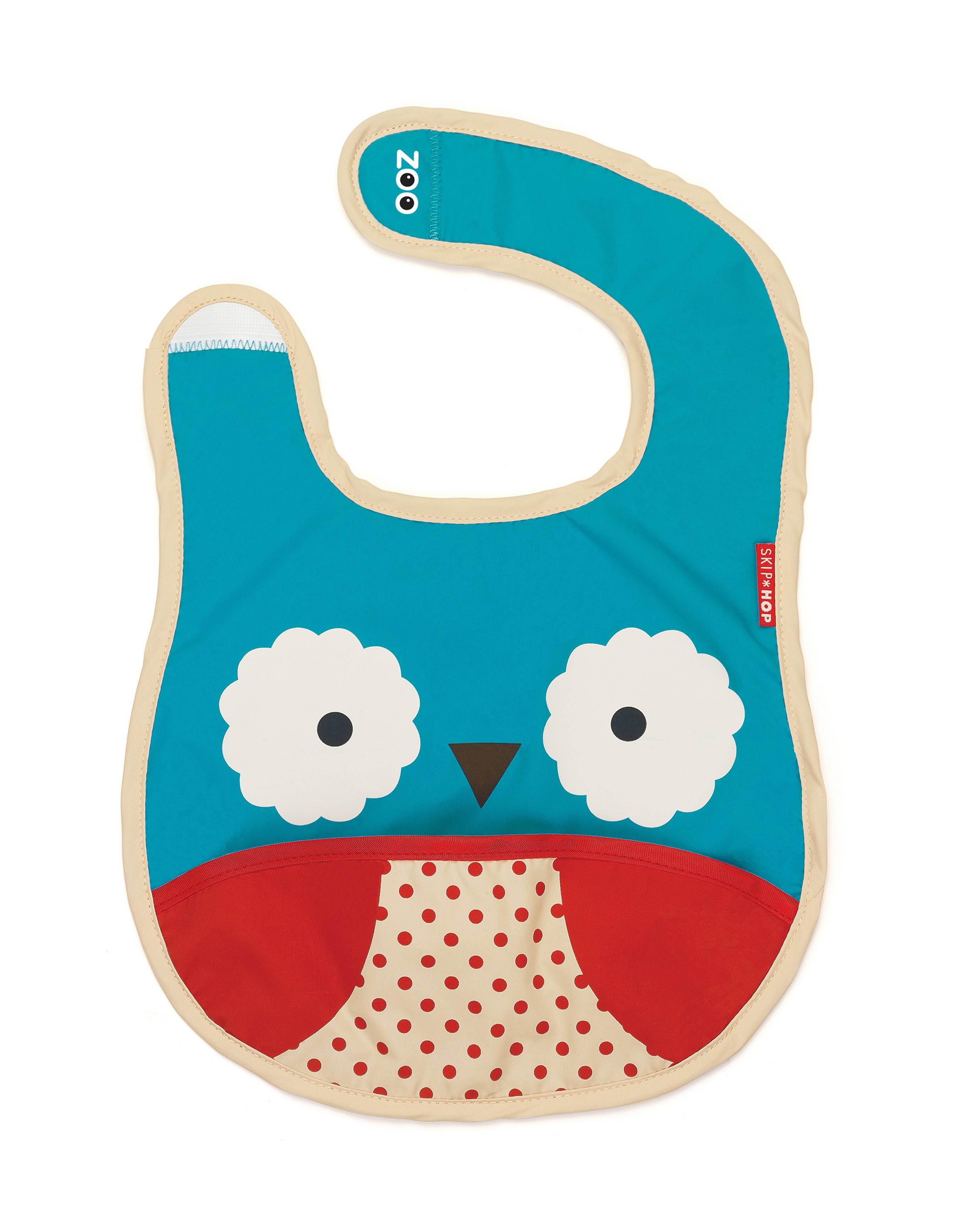 Skip Hop Zoo Tuck-Away Bib, Owl - Walmart.com