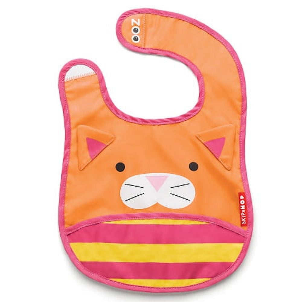 Skip Hop Zoo Tuck-Away Bibs - Cat - Walmart.com