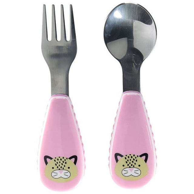 Skip Hop Zootensils Fork & Spoon, Leopard - Walmart.com