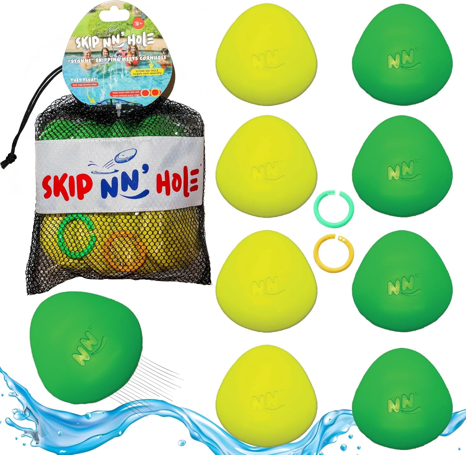 Skip NN' Hole Game Mode | Targets NOT Included | Pool Toys | Skipping ...