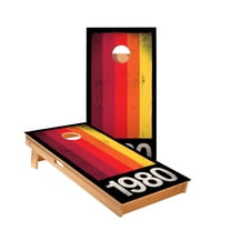 Skip's Garage | Cracked Wood Cornhole Boards - Walmart.com