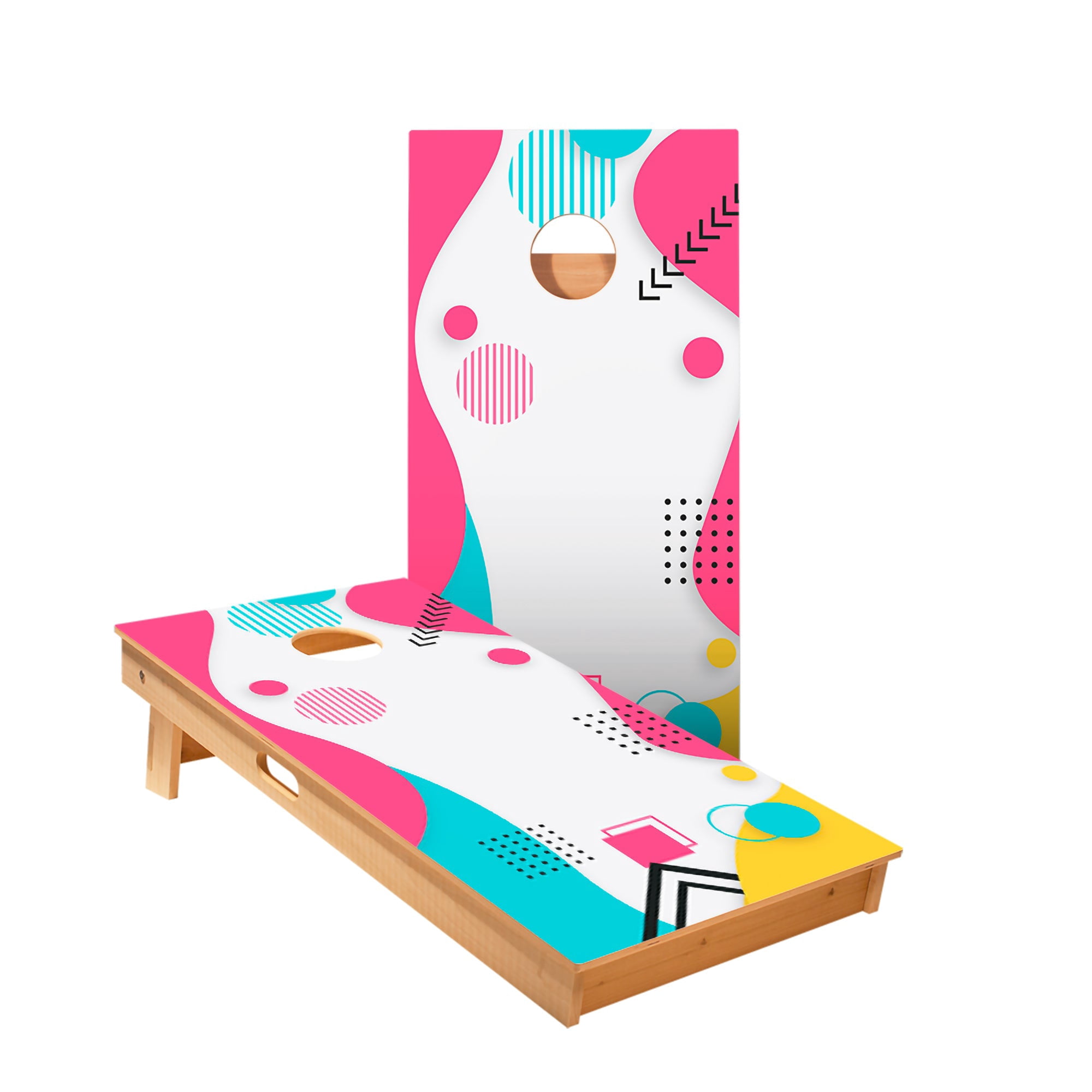 Skip's Garage | 80s Pop Art Cornhole Boards | Includes (2) Boards ...