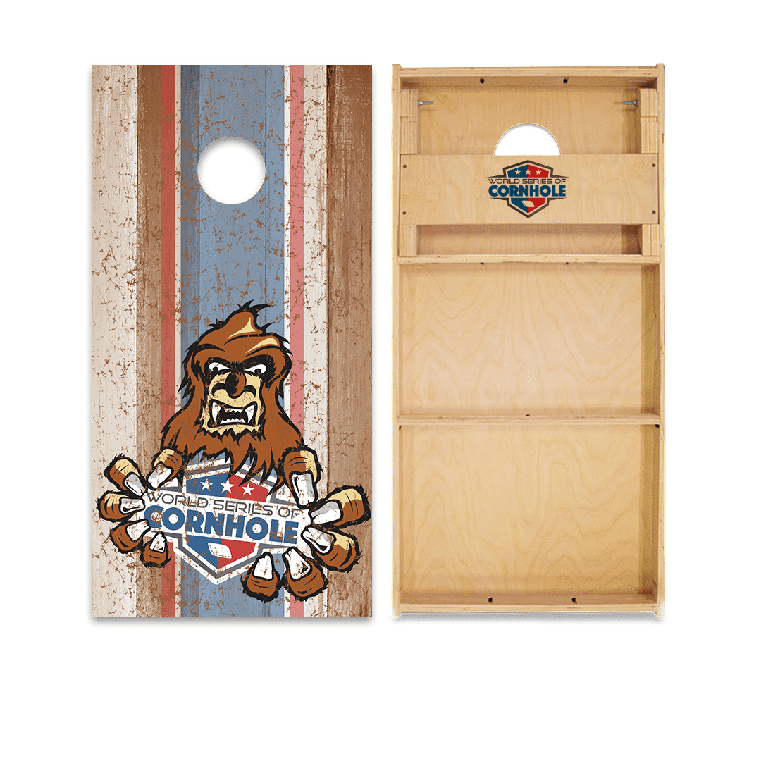 Skip's Garage | Animated Sasquatch All-Weather 2x4 Cornhole Board Set ...
