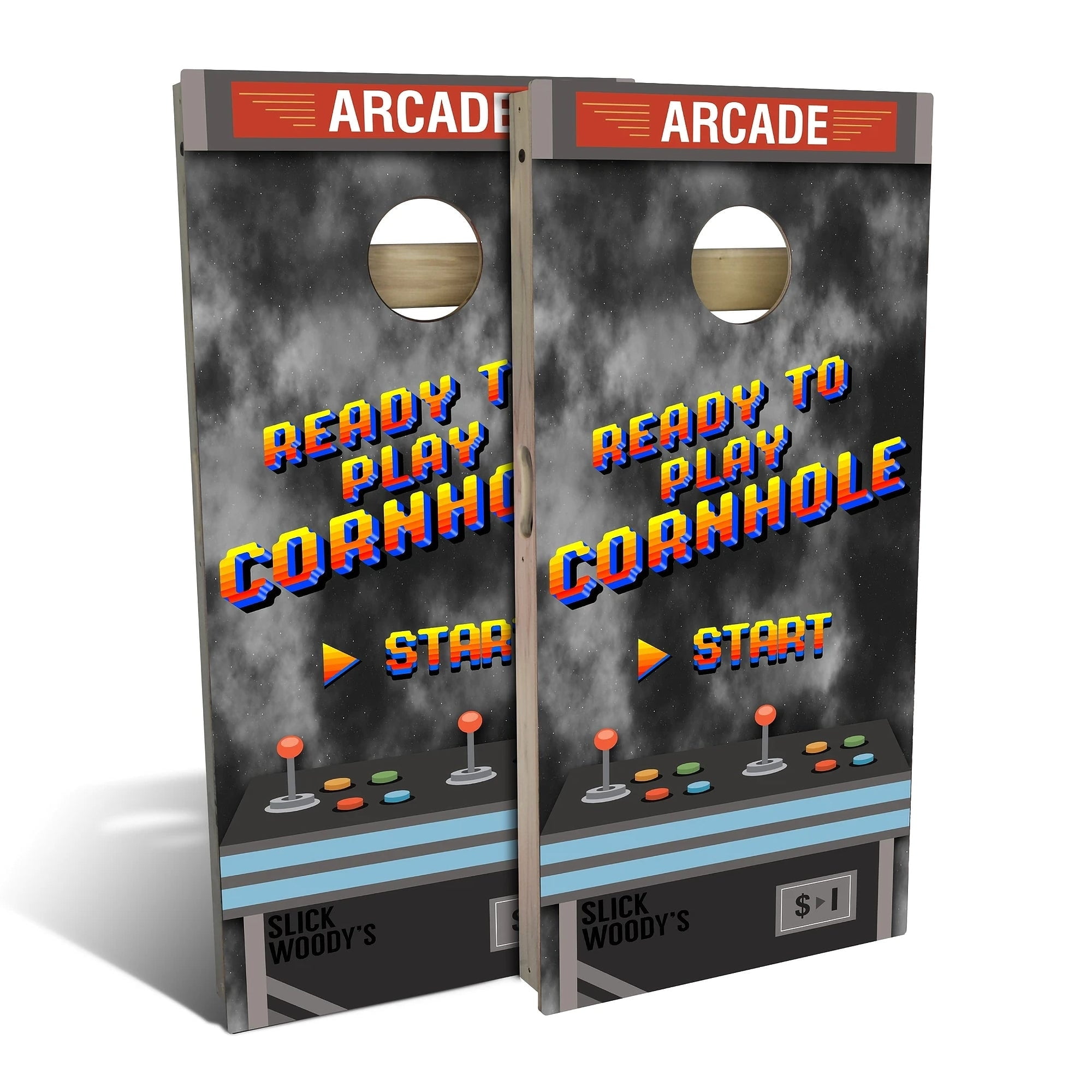 Skip's Garage Arcade Game Outdoor Cornhole Board Set Include Case ...