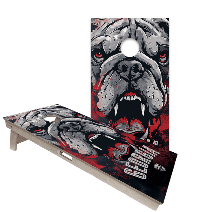 Skip's Garage | Georgia Premium 2x4 Cornhole Board Set with Bags ...