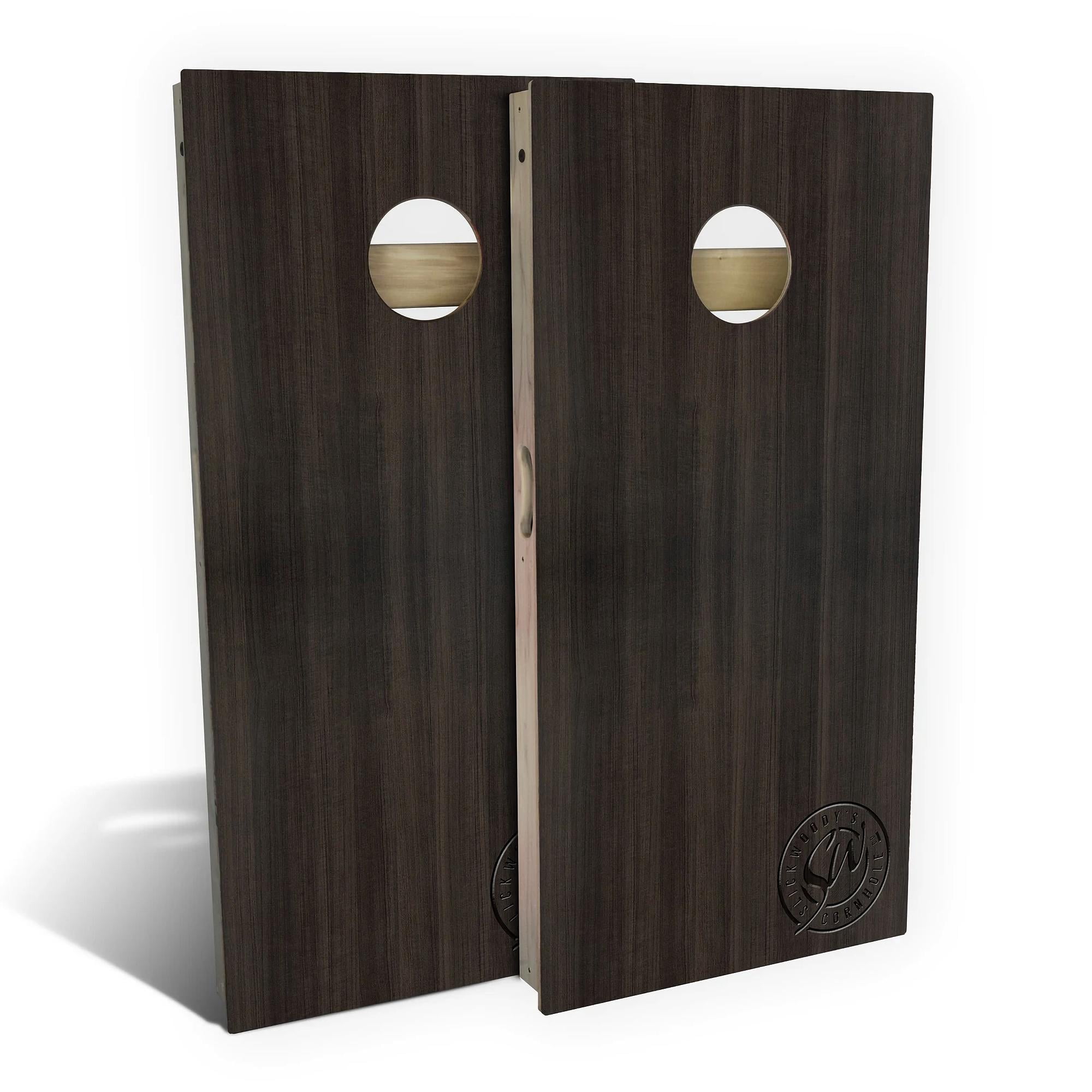 Skip's Garage Malaysian Blackwood Solid Wood Cornhole Board Set ...