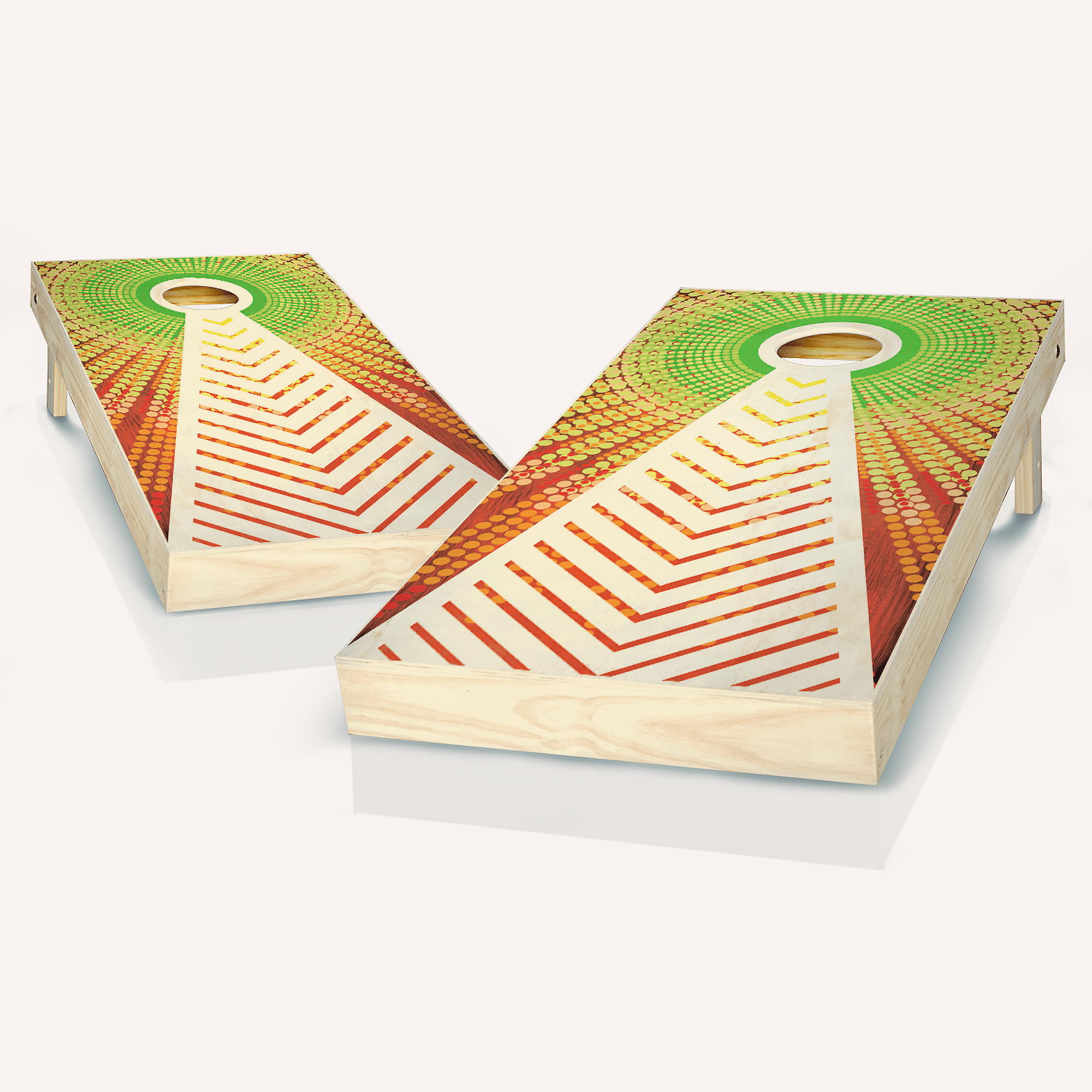 Skip's Garage Millenial Solid Wood Cornhole Board Set - Walmart.com