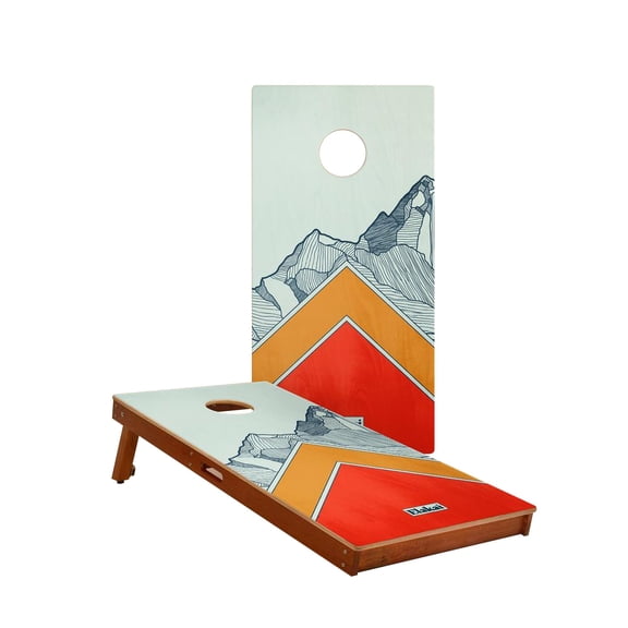 Skip's Garage | Woody All-Weather Cornhole Boards with Bags - Walmart.com