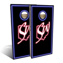 Skip's Garage | Light Em Up All-Weather 2x4 Cornhole Board Set (24" x ...
