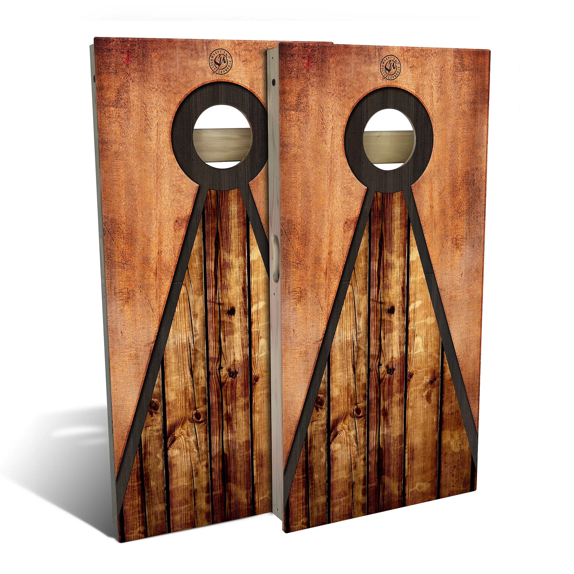 Skip's Garage | Pyramid Cornhole Board Set | Includes Boards & Bags ...