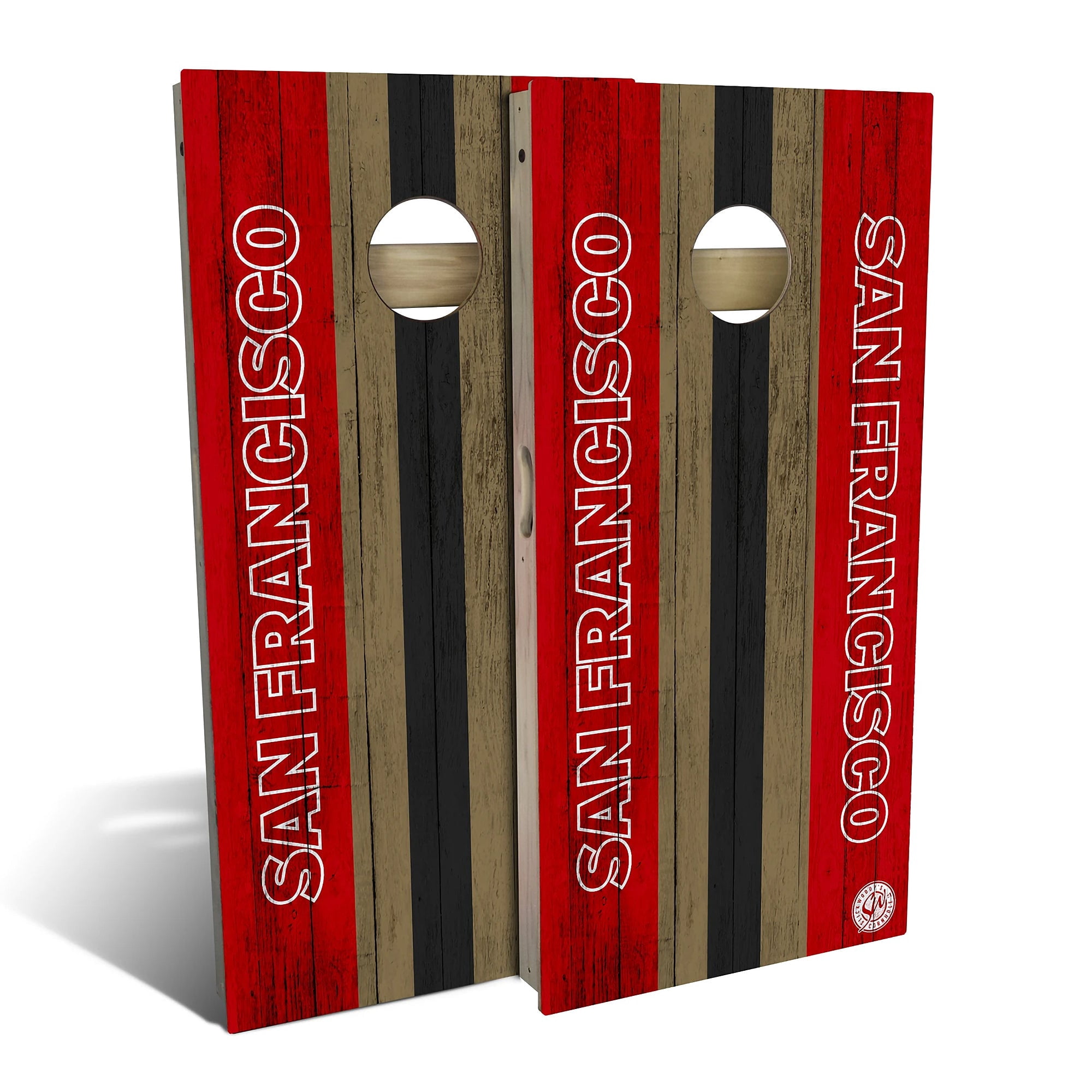 Skip's Garage | San Fran Football Cornhole Board Set | Includes (2 ...