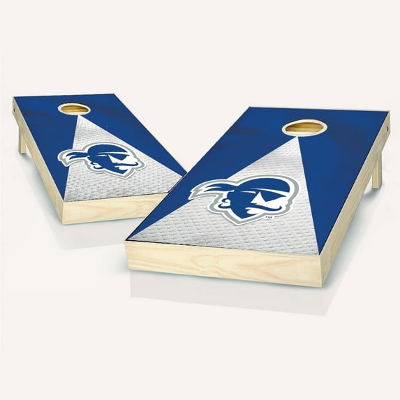Skip's Garage Seton Hall Jersey Outdoor Cornhole Board Set Include Case ...