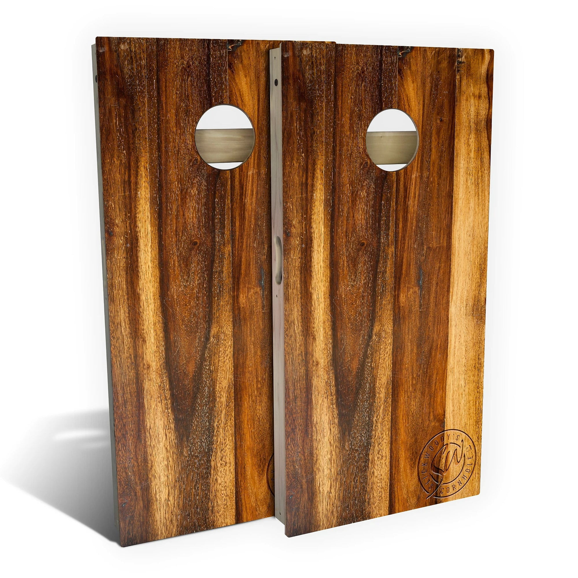 Skip's Garage | Treated Oak Design Cornhole Board Set | Includes Boards ...