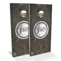 Skip's Garage | Mexico Flag Cornhole Board Set | Includes Boards & Bags ...