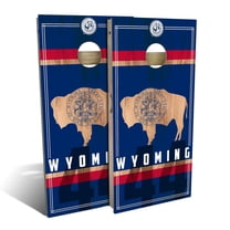 Skip's Garage | New Hampshire State Flag 2.0 Premium 2x4 Cornhole Board ...