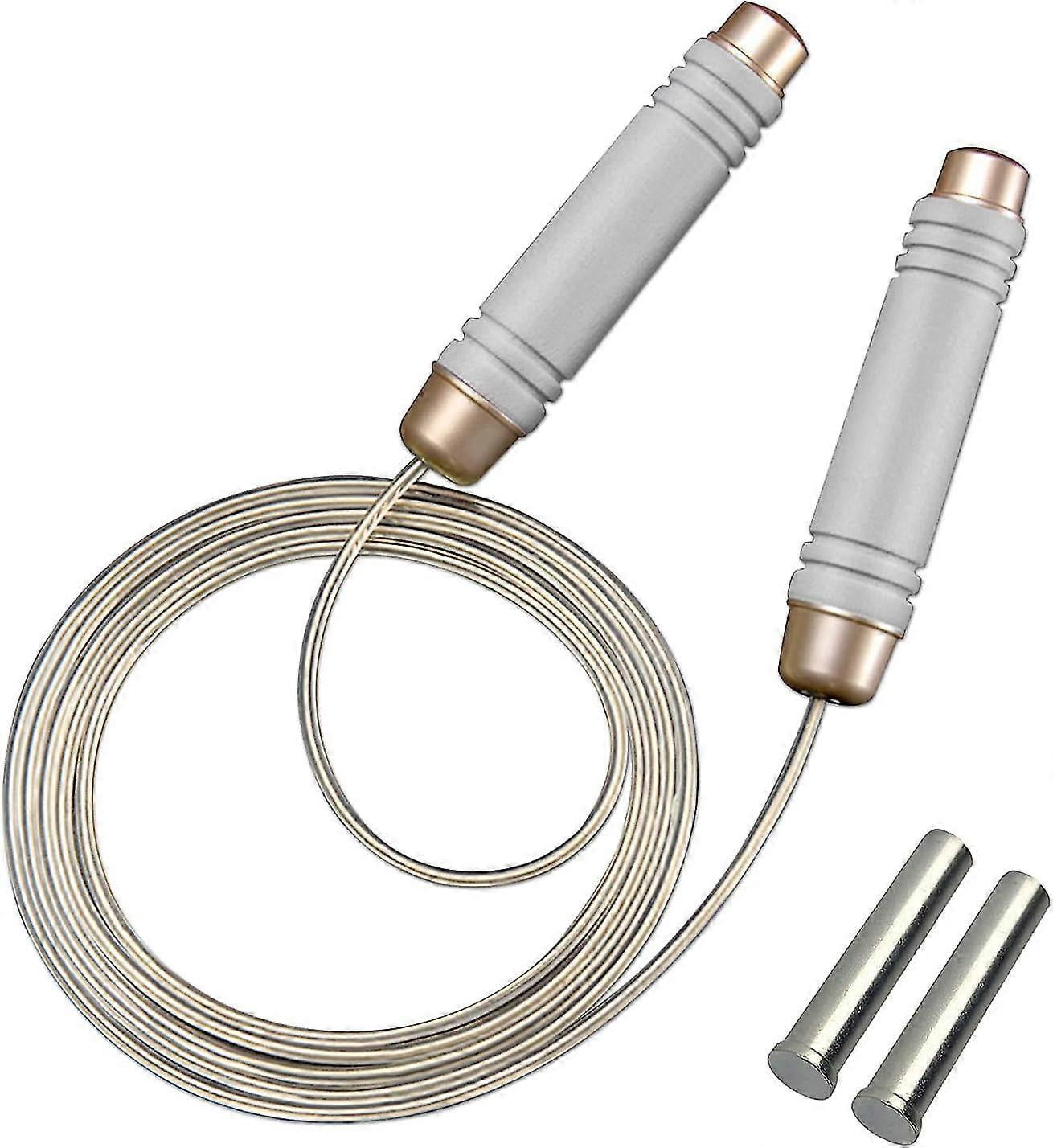 Skipping Rope Adult Fitness, Weighted Jump Rope Extra Thick 5mm ...