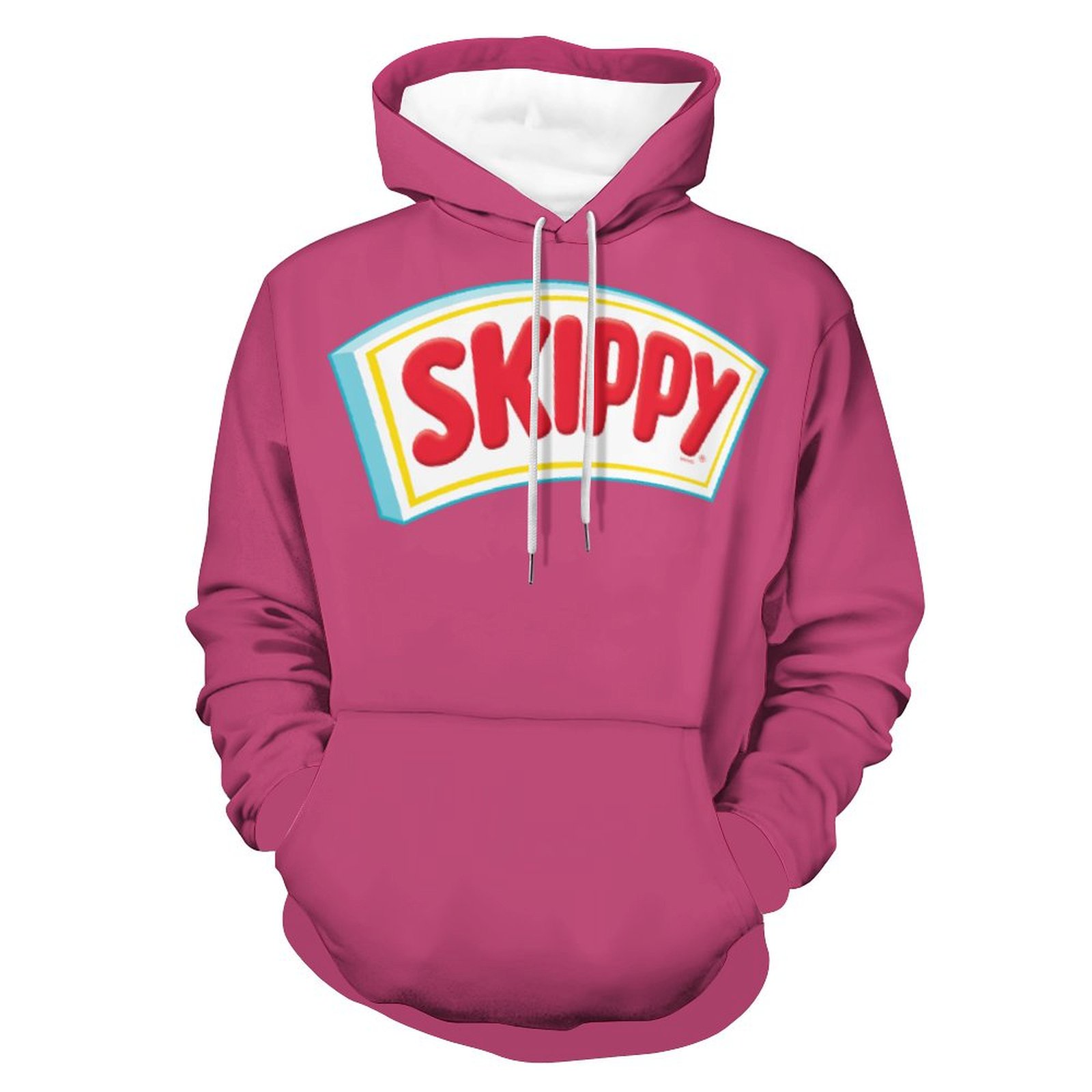 Skippy Hoodies for Men Women, Pullover Hoodie with Kangaroo Pocket, 3D ...