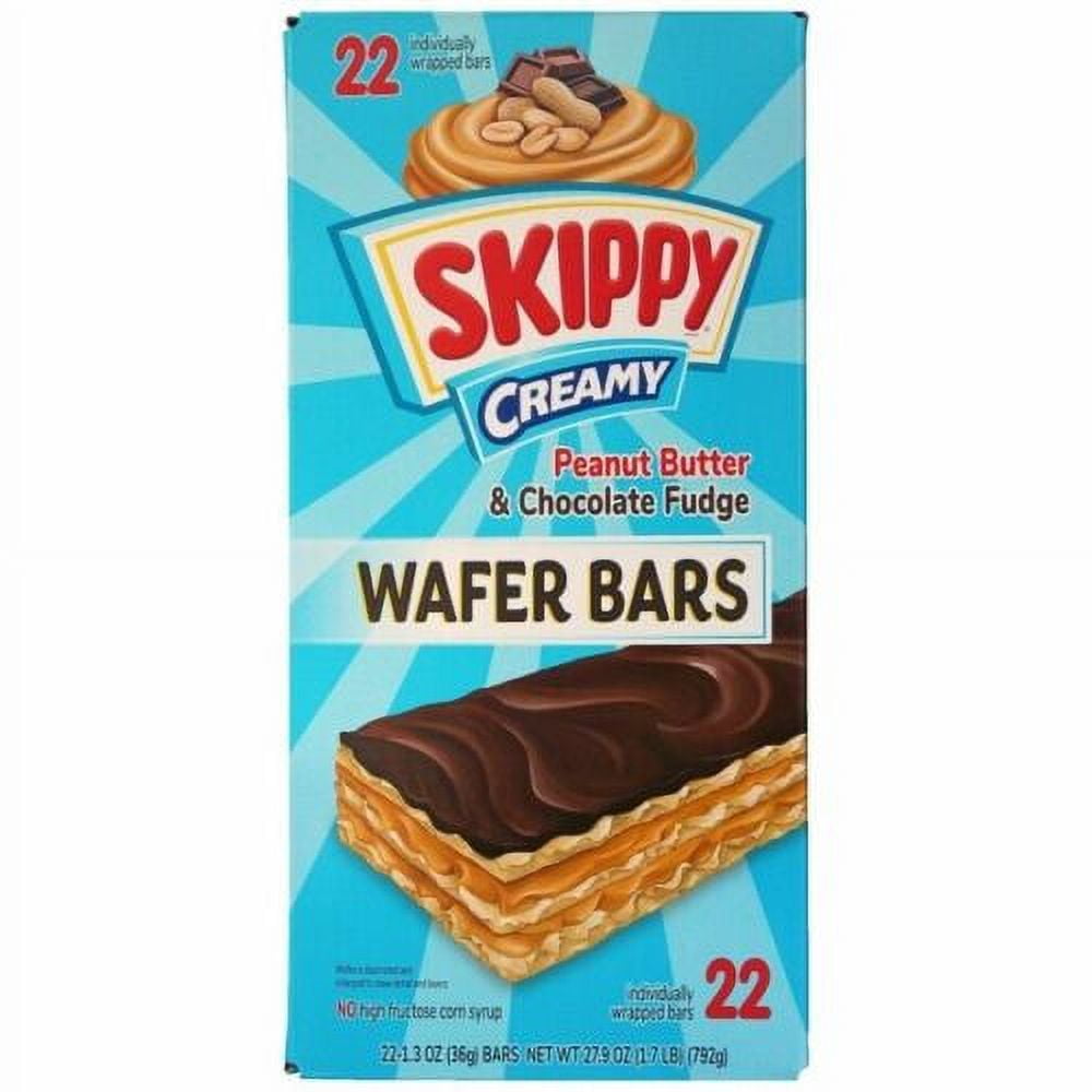 Skippy Peanut Butter & Fudge Wafer Snack Bar - Walmart.com