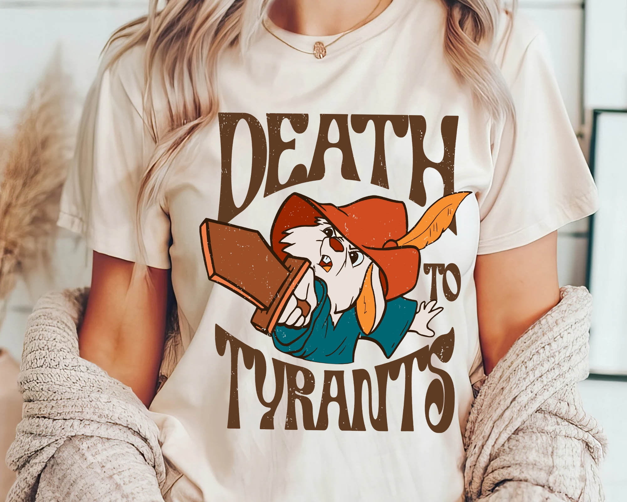 Skippy Rabbit Death To Tyrants shirt, Retro Robin Hood Shirt, 2025 Trip ...
