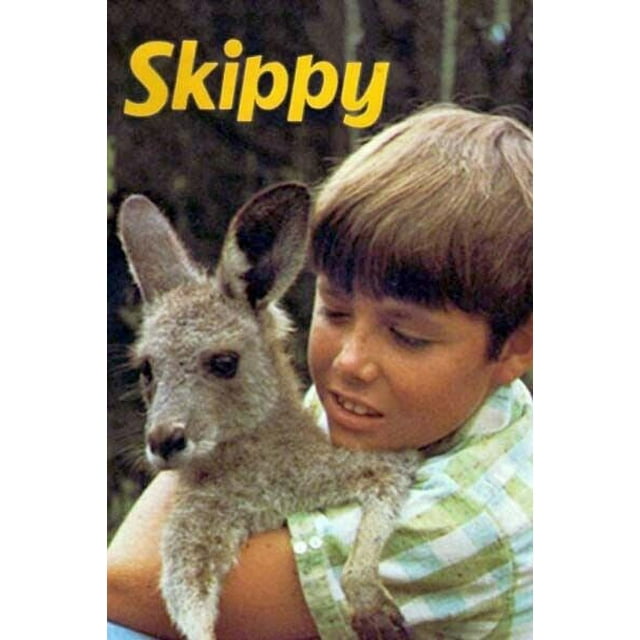 Skippy classic TV series Garry Pankhurst holds baby Skip 24x36 poster ...