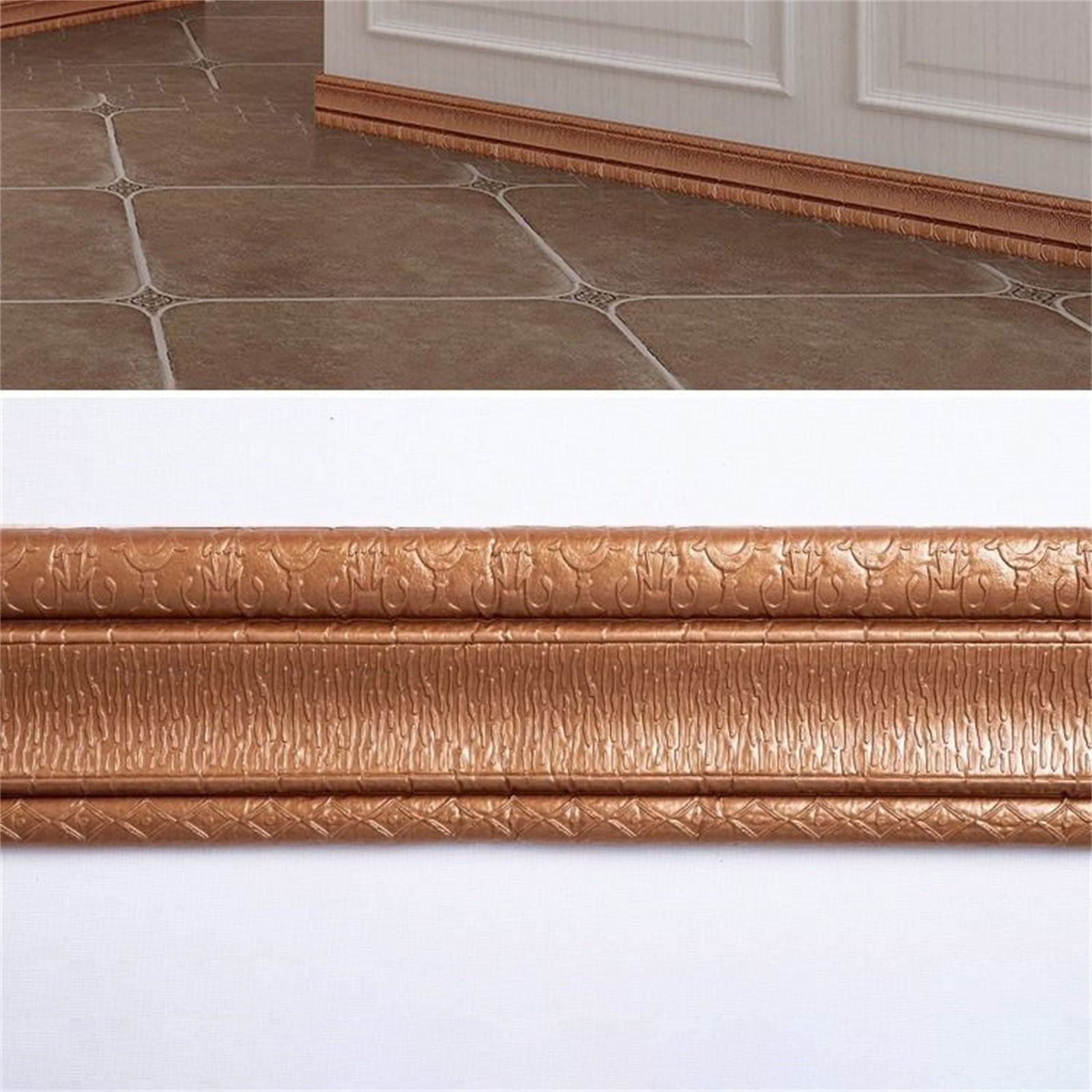 Skirting Wall Stickers,3D Foam Wall Stickers Self Adhesive Foam Molding ...