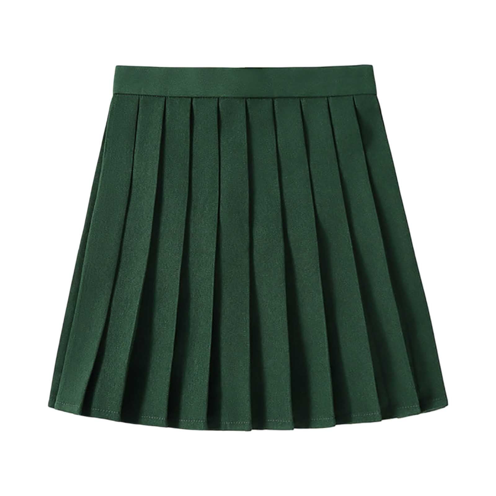 Skirts for Women Trendy Spring Fall High Waist Pleated Skirt A Line ...