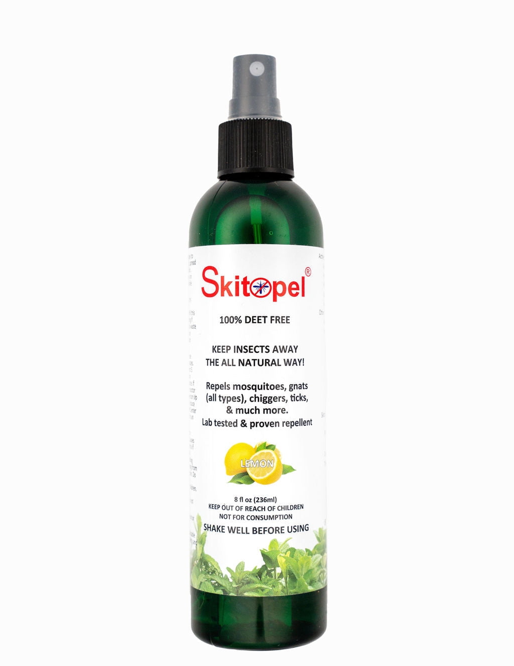Skitopel Lemon Insect Repellent 8oz - Walmart.com