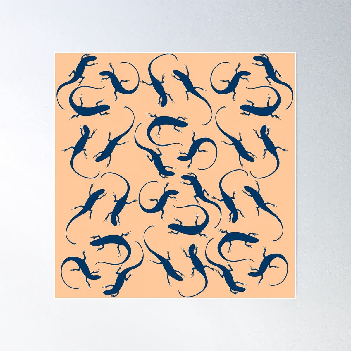 Skittering Skinks #2 Poster Wall Art, Modern Wall Decor For Living Room ...