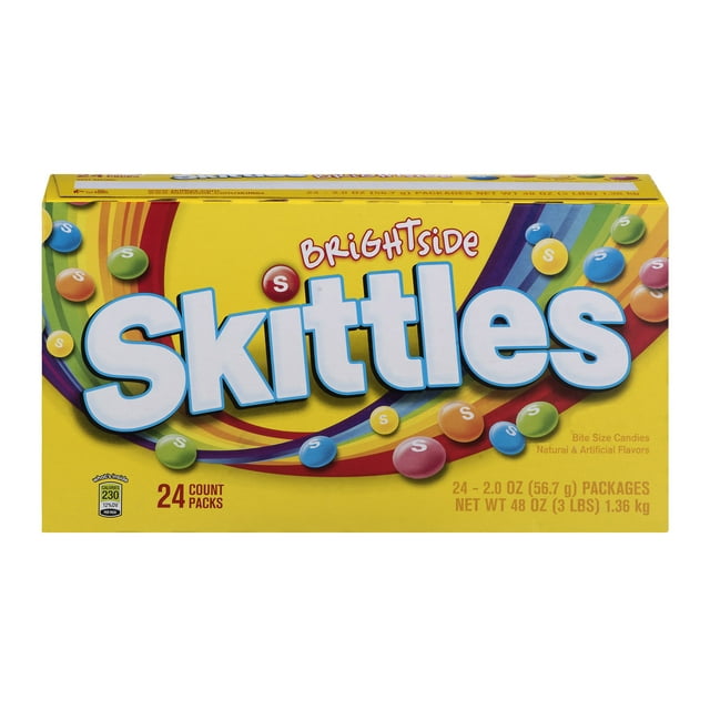 Skittles Brightside Shareable Chewy Candy Packs, 2.0 OZ - Walmart.com
