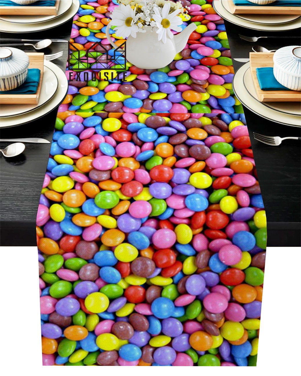 Skittles Candy Intensive Colors Wedding Table Decoration Coffee Table ...