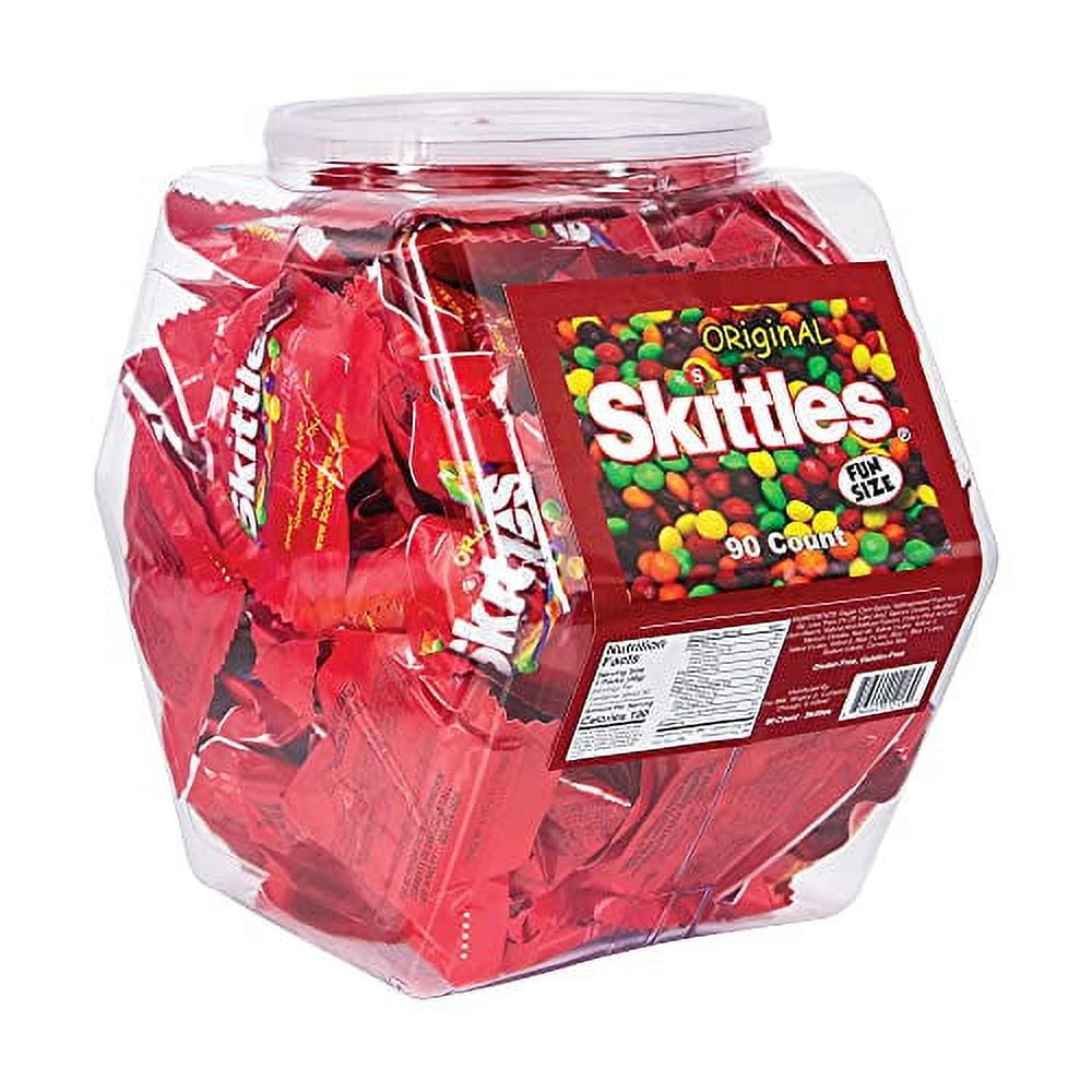 Skittles Candy Skittles Bulk Variety Pack | 90 Individually Wrapped Fun ...