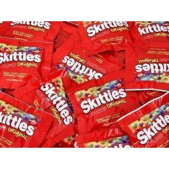 Skittles Original Snacks: Fun Size Packs, 140 Count - Walmart.com