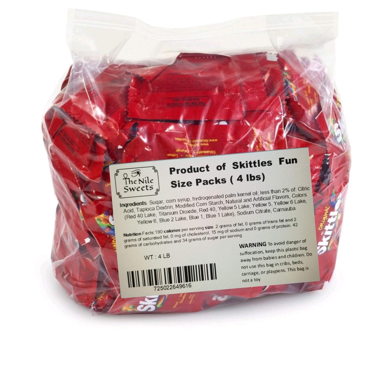 Skittles Fun Size Packs (4 lbs) -by THE NILE SWEETS - Walmart.com