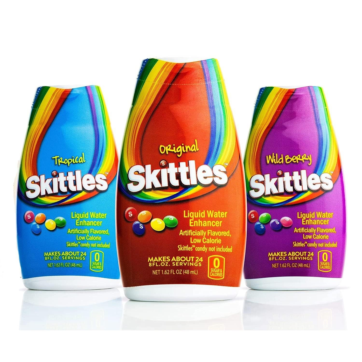 Skittles Liquid Water Enhancer Variety Pack of 3 | 1 Bottle Each Flavor ...