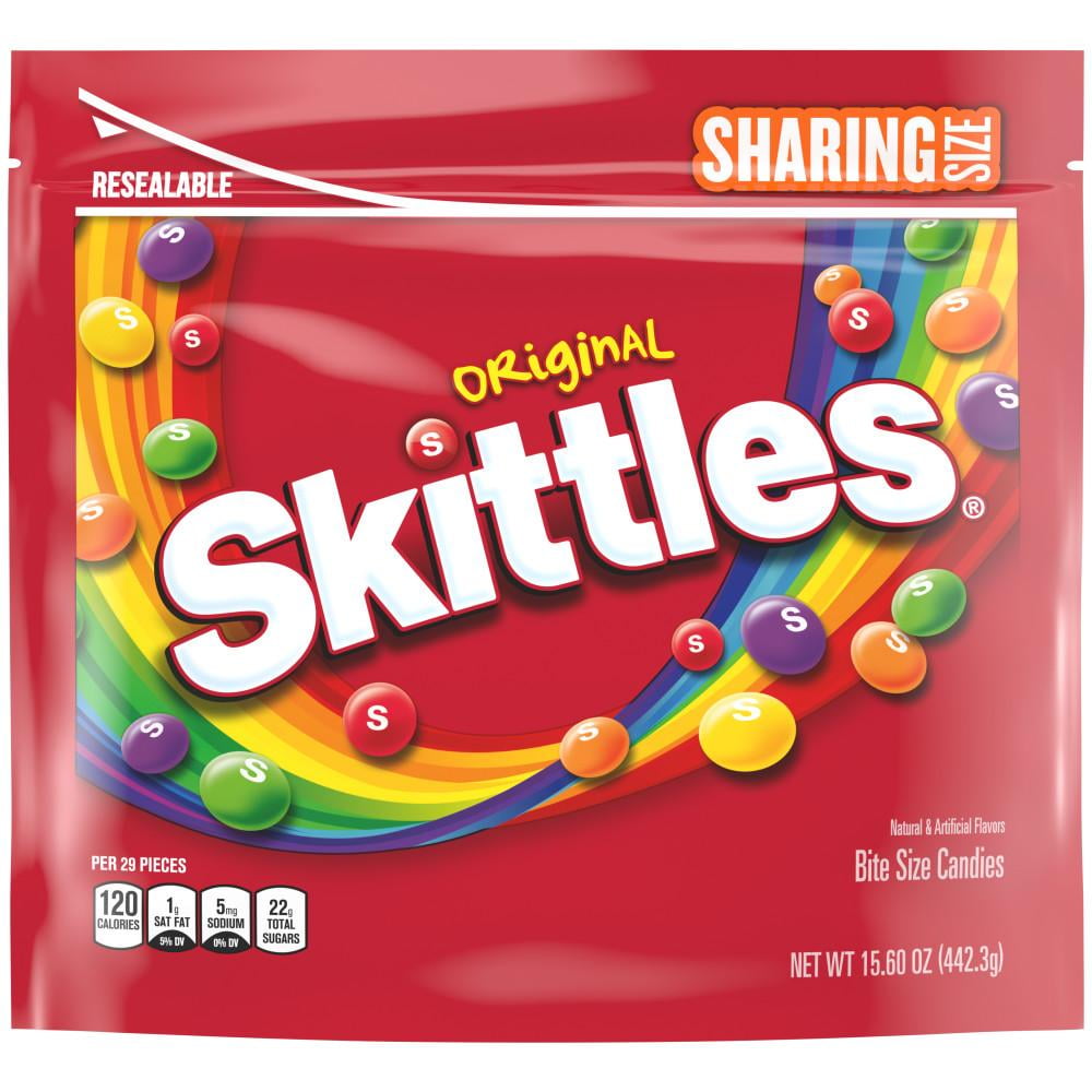 Skittles Original Chewy Candy - Sharing Size - 15.6 oz Packaging May ...