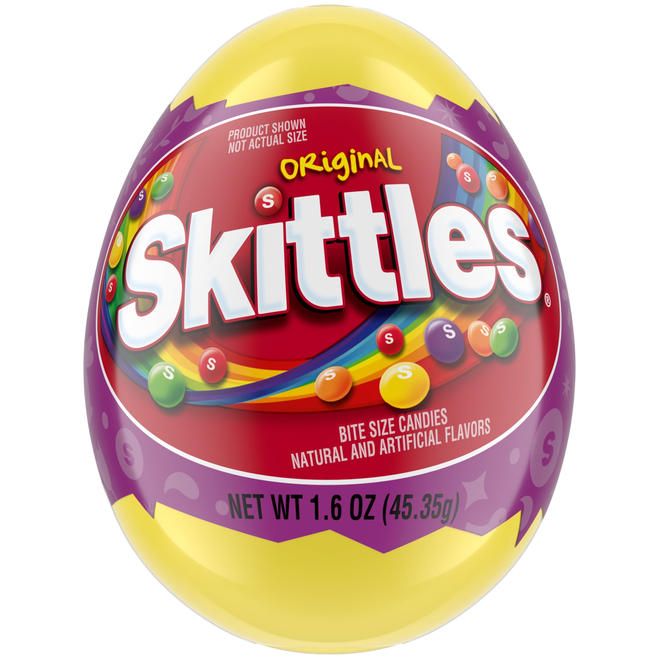Skittles Original Easter Egg Candy - 1.6 oz Fruity Chewy Candy ...
