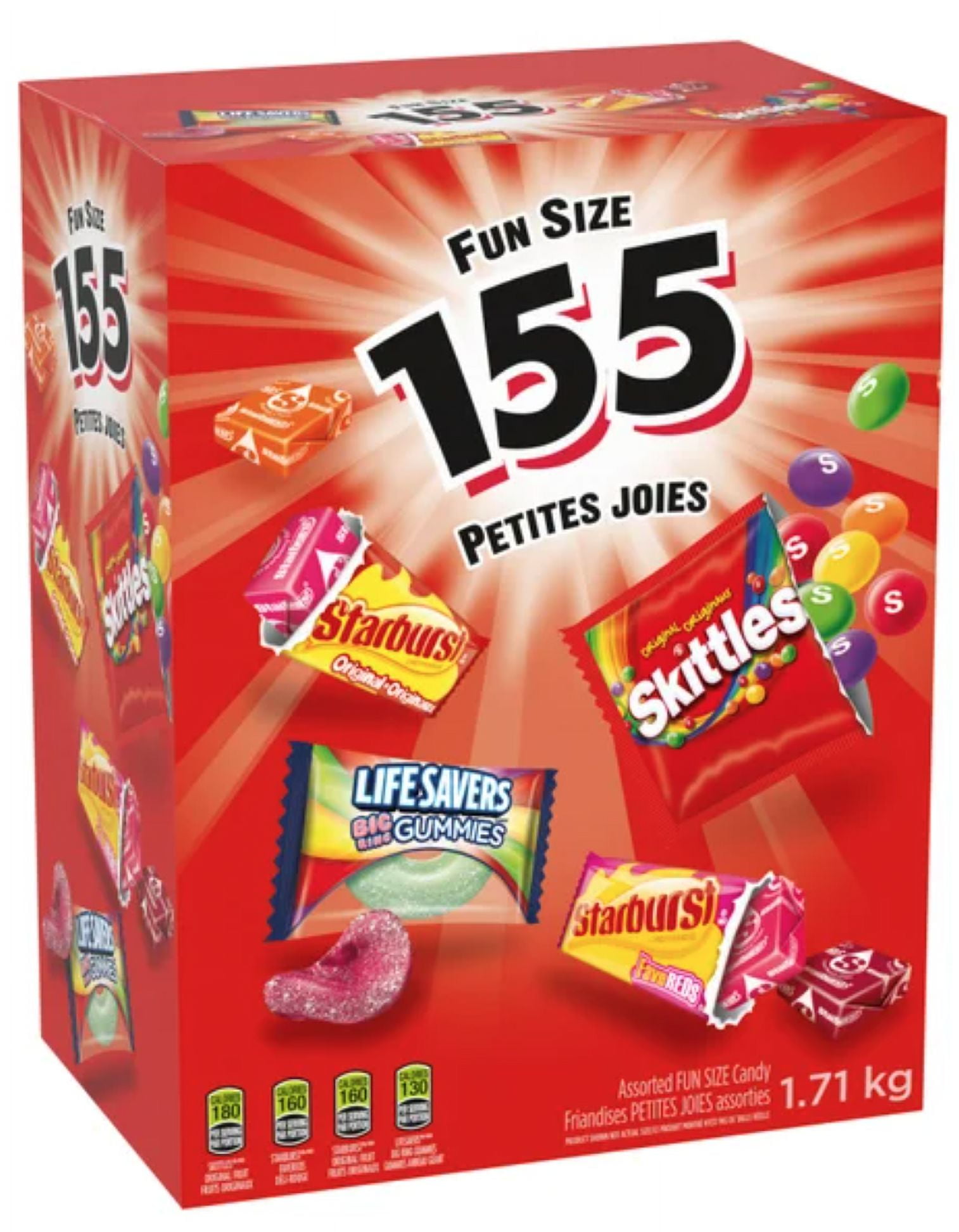 Skittles, Starburst, and LifeSavers - Assorted Candy, 1.71 kg - Walmart.com