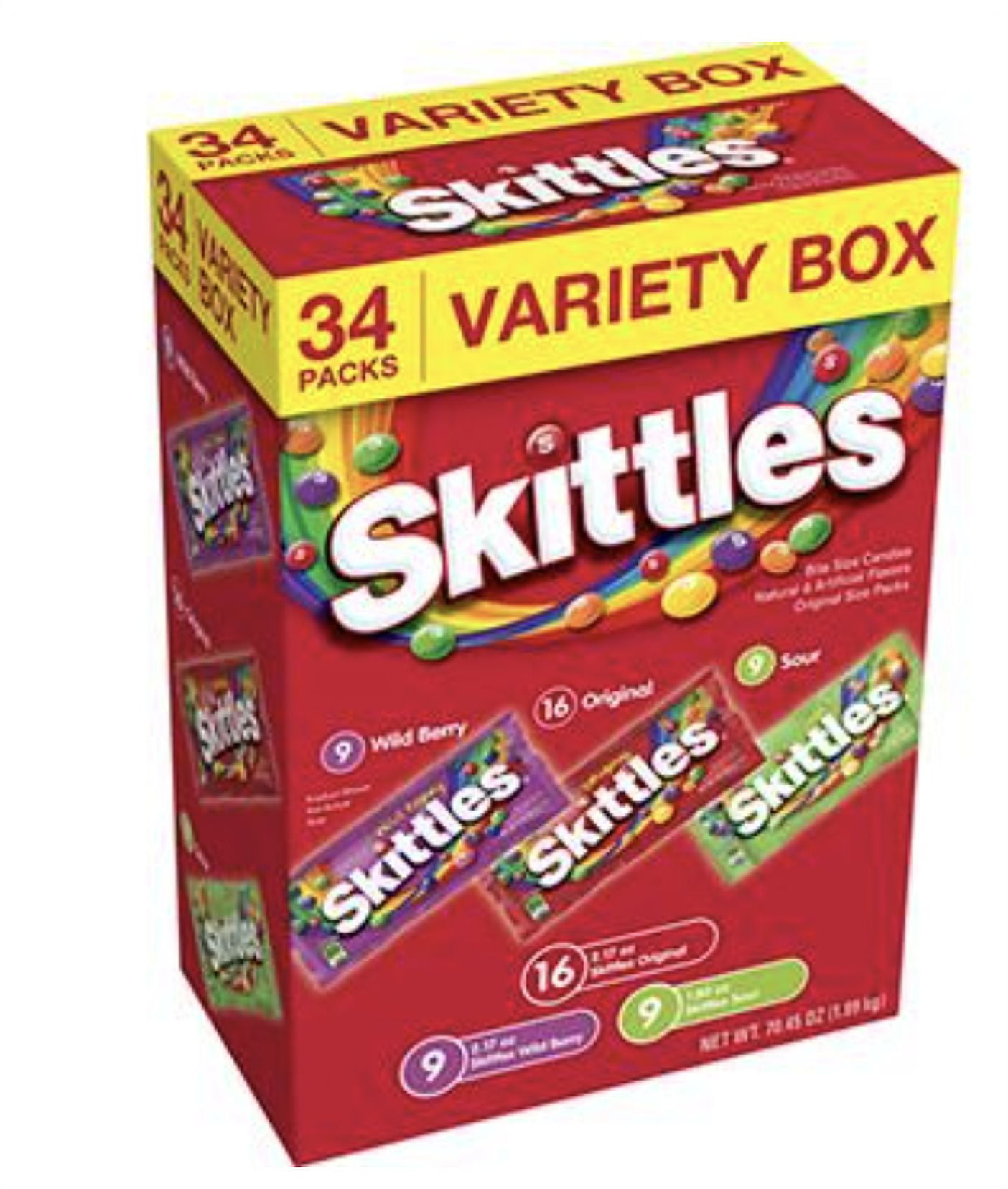 Skittles Variety Pack, 34 ct. 4.6 BL - Walmart.com